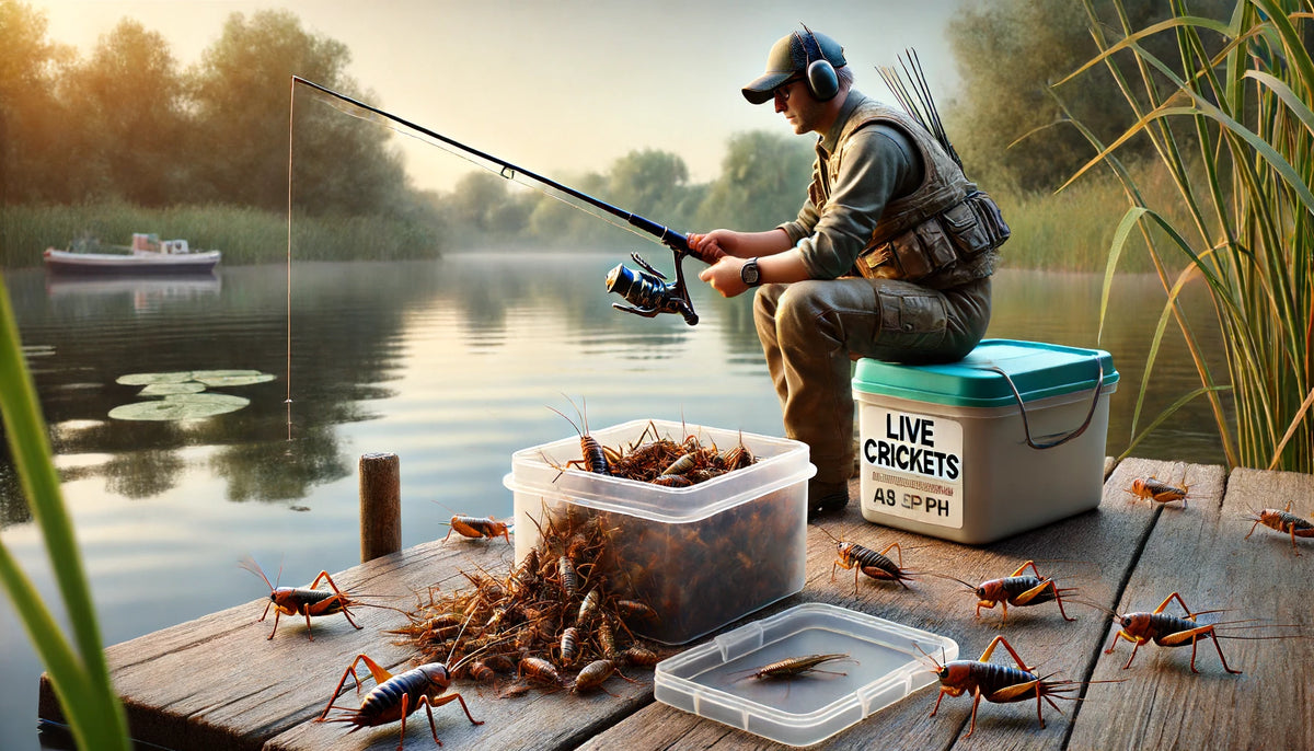 Fishing with Live Crickets – The Critter Depot